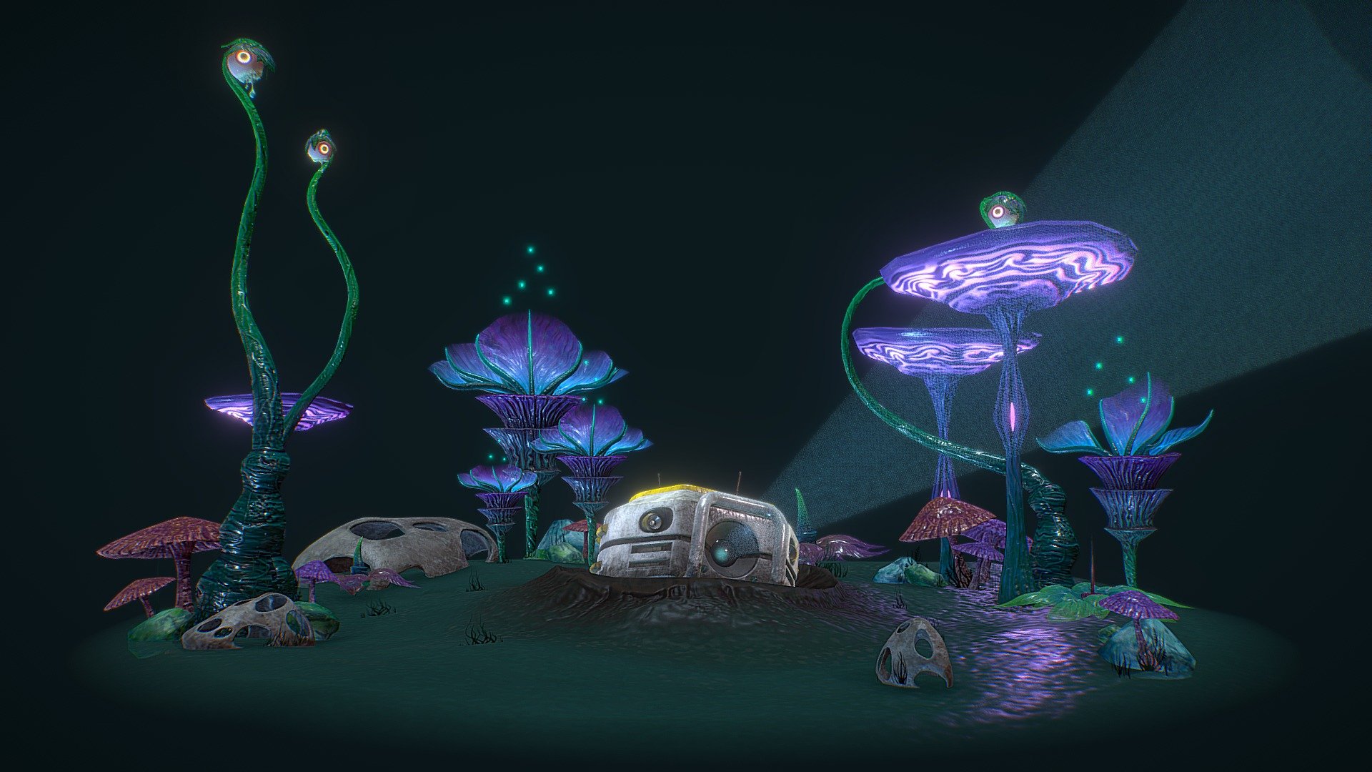Alien World Explorer - Download Free 3D model by Sharon Kunne ...