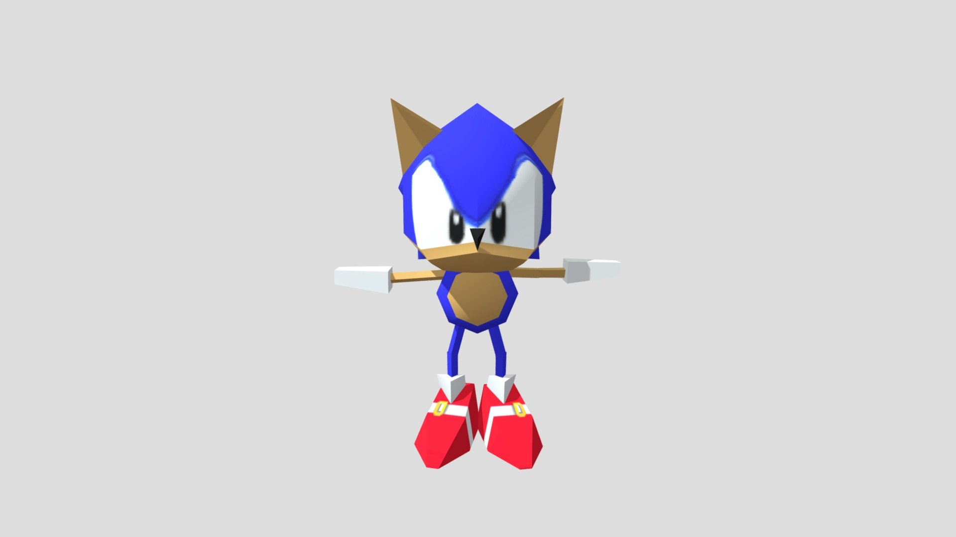 classic-sonic-sonic-r - 3D model by 音の (@Aaajsjs) [f73d6de] - Sketchfab