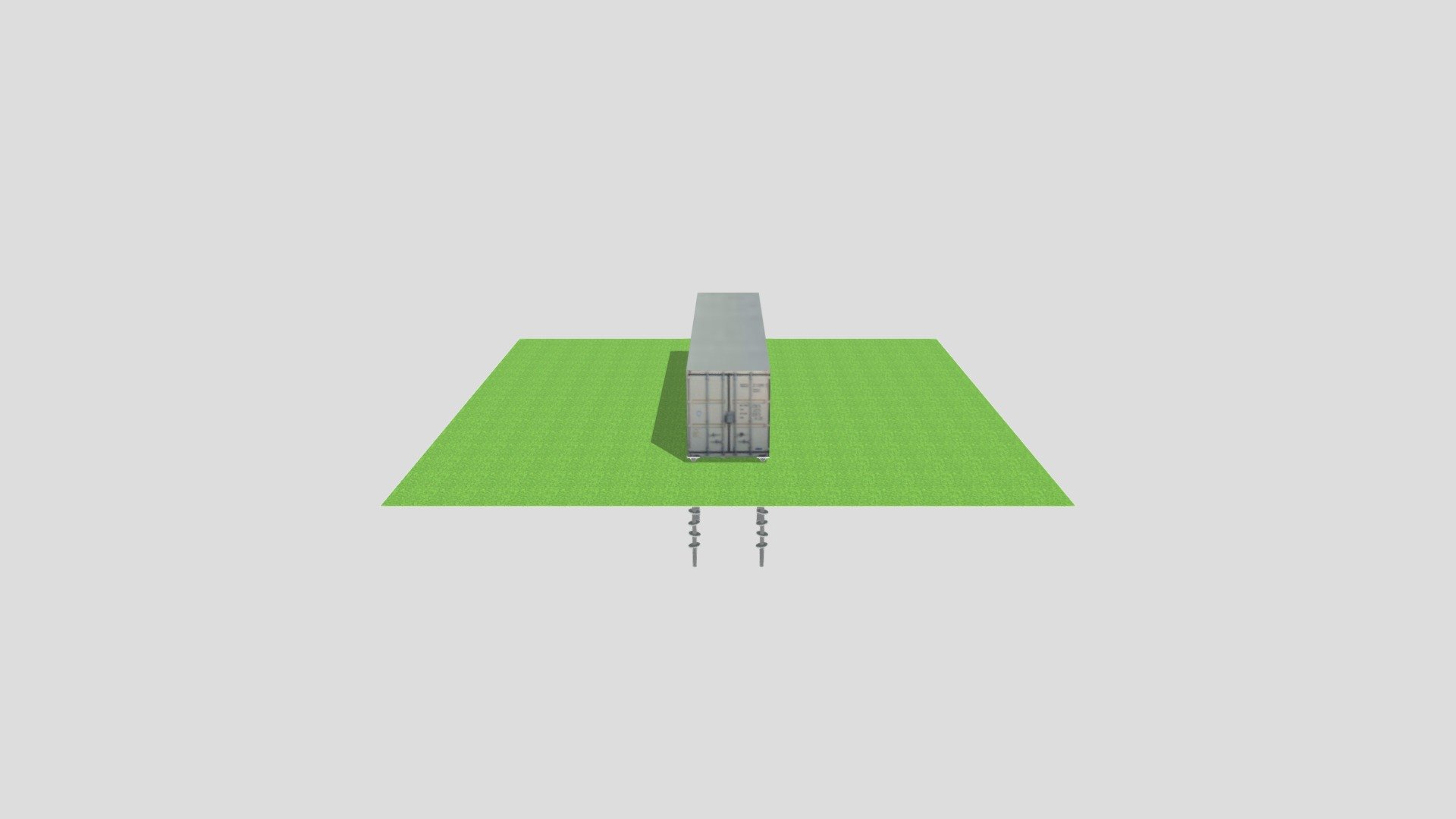 Helical Pile Found. 32' Single BESS - 3D model by TomY610 [f73f8f7 ...