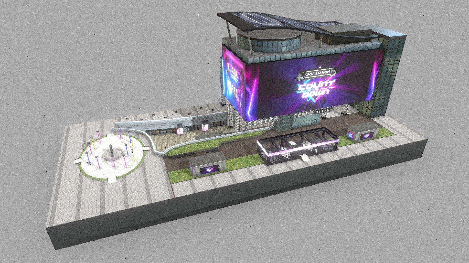 ELVIS K-POP Plaza - Buy Royalty Free 3D model by ELVIS0529 ...