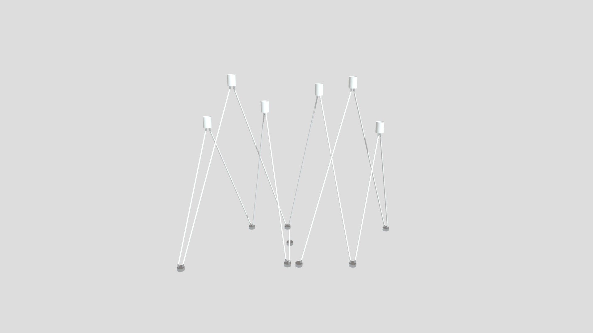 Flavio inspired by Vibia Match - 3D model by Inspirowane.eu ...