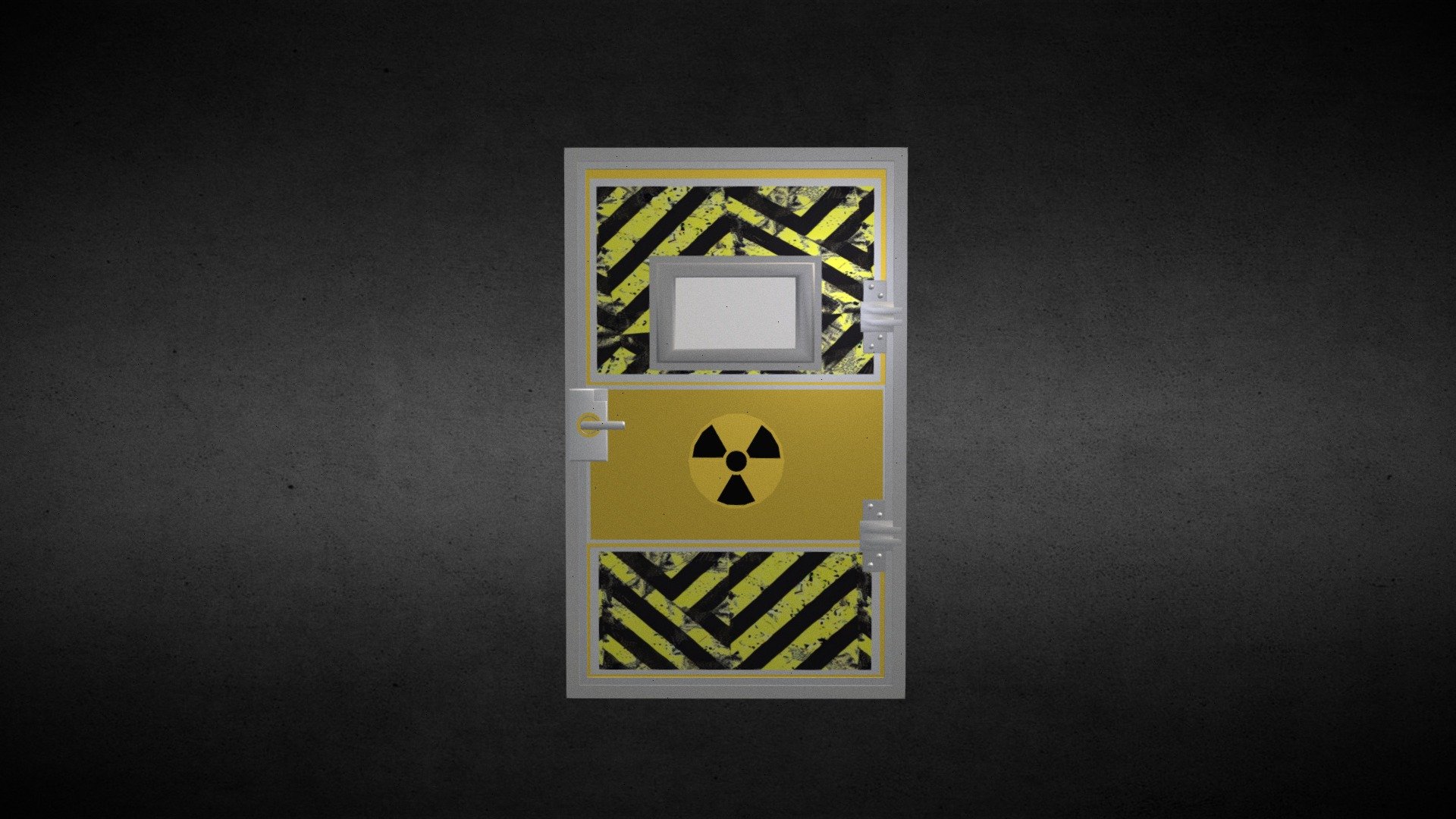 Low Poly Radioactive Containment Door - 3D model by Tide-Dragon [f742b4c] - Sketchfab