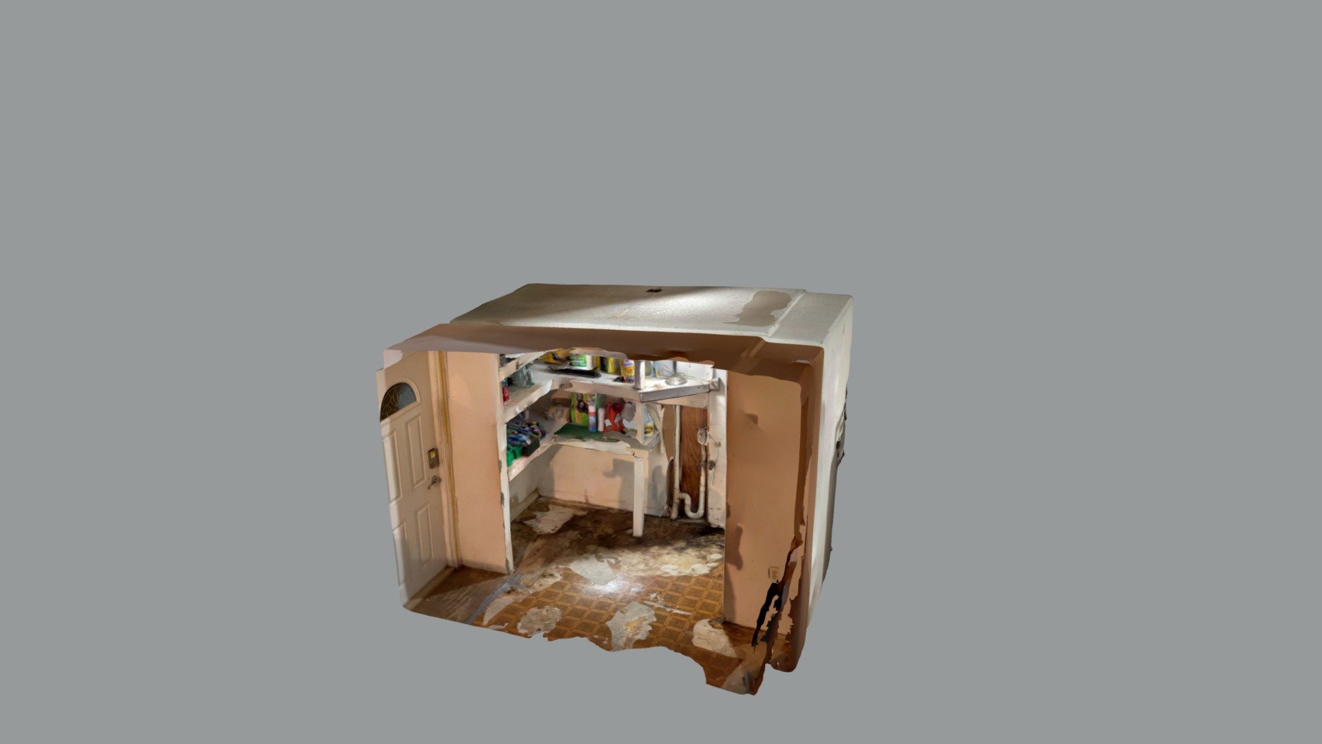 4’ X 9’ Laundry Room Gut Rehabilitation - Download Free 3D model by ...