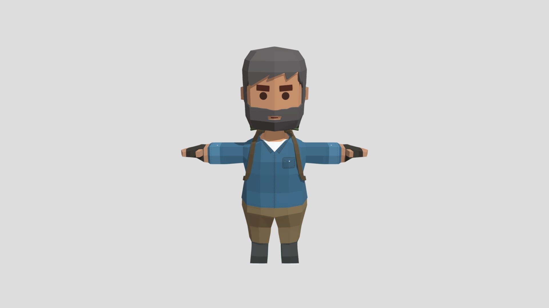 LowPoly WoodCutter - 3D model by arnaumarzo [f746145] - Sketchfab