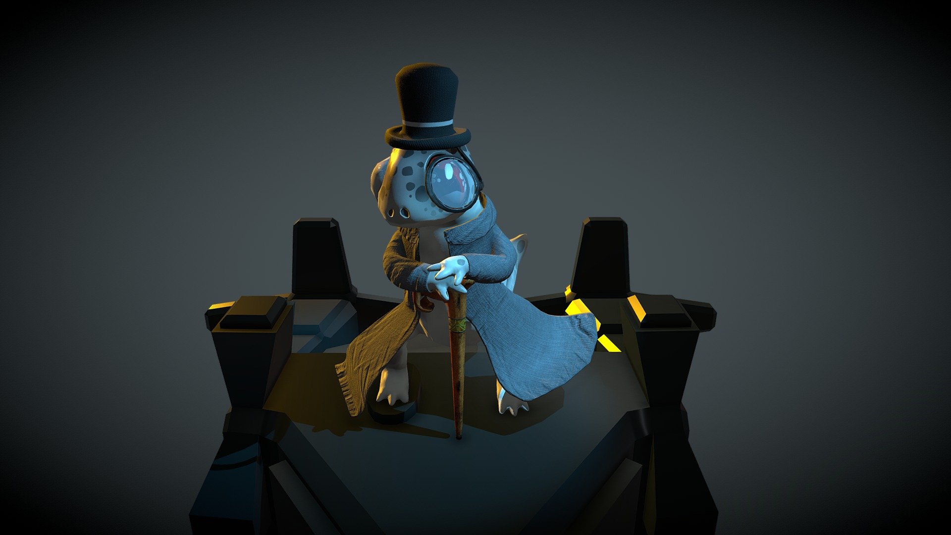 Dapper Gecko - 3D model by jordanduverge [f746543] - Sketchfab