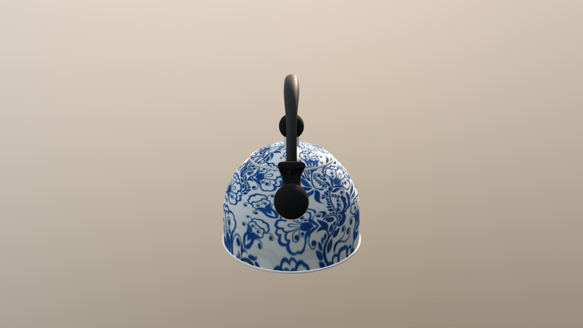 Floral Teapot - 3D model by petercimino [f7484cf] - Sketchfab