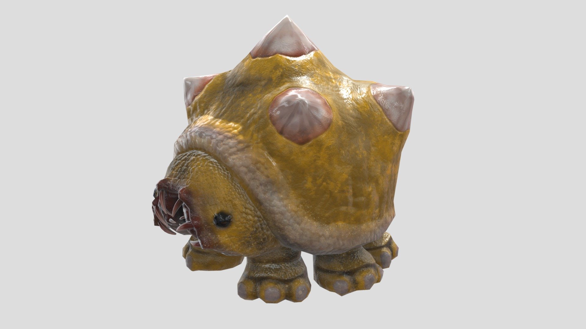 Spiked Helmet Bug - Yellow Version - 3D model by LB3D (@alienated ...
