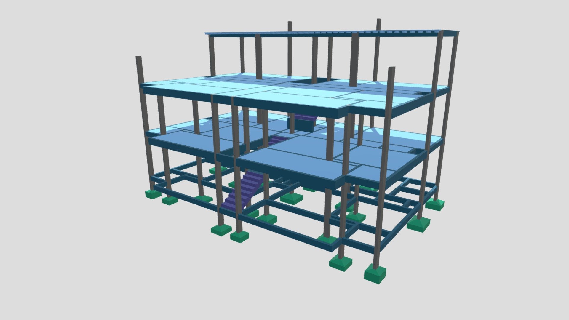 Projeto Estrutural JFF - 3D model by icaromota.engcivil [f74d45a ...