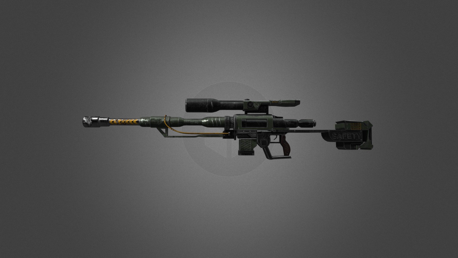 Sniper Gun Model 3D - Download Free 3D model by Bodu57 [f74d8be ...