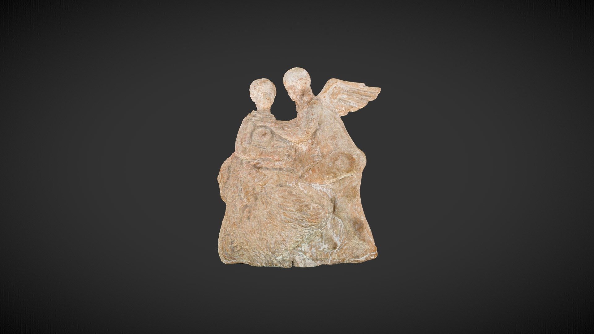 2013.40 Terracotta group: Psyche and Eros - 3D model by Faculty of Arts ...