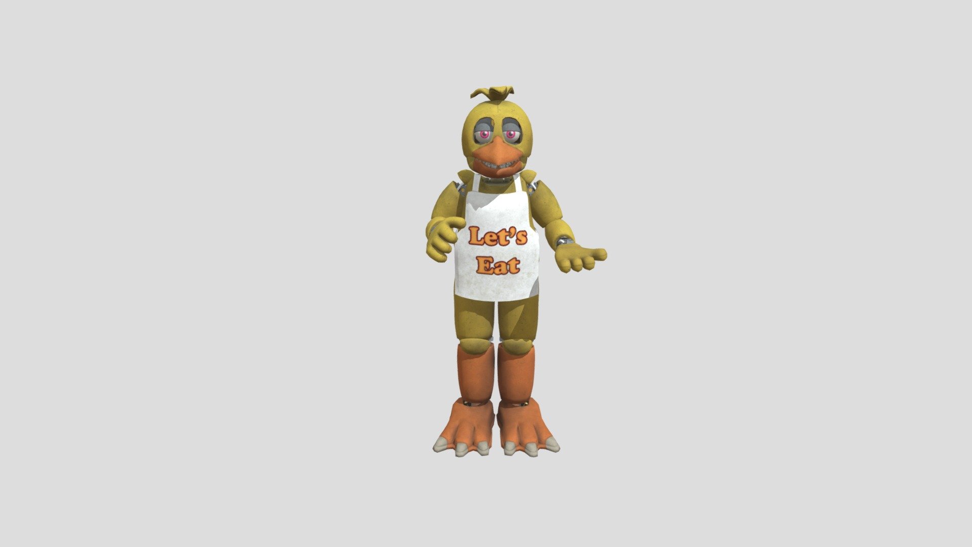Chica the Chicken, 1983 - (FNAF Rewritten 87) - Download Free 3D model ...