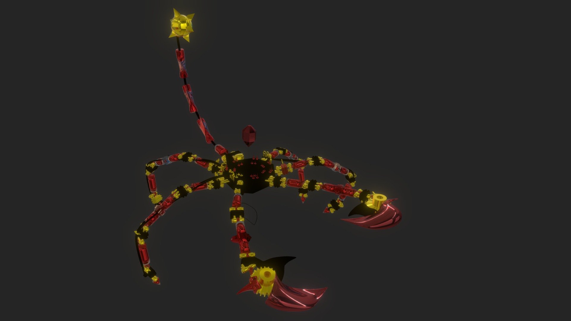 Scorpio Robot - Download Free 3D model by fijaya [f74fb35] - Sketchfab
