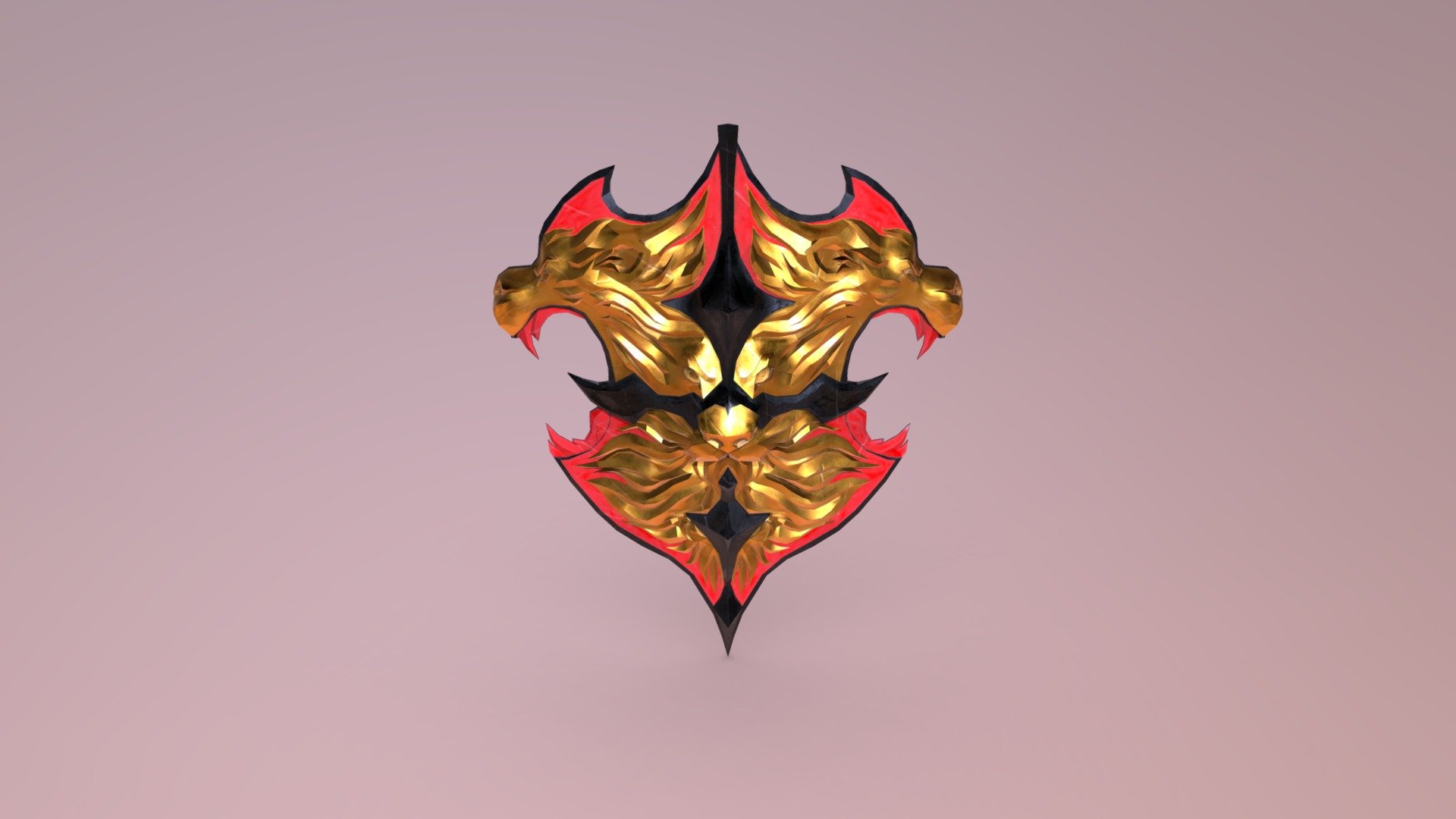 King Arthur Shield, Artstation Challange - 3D model by Stewart Budd ...