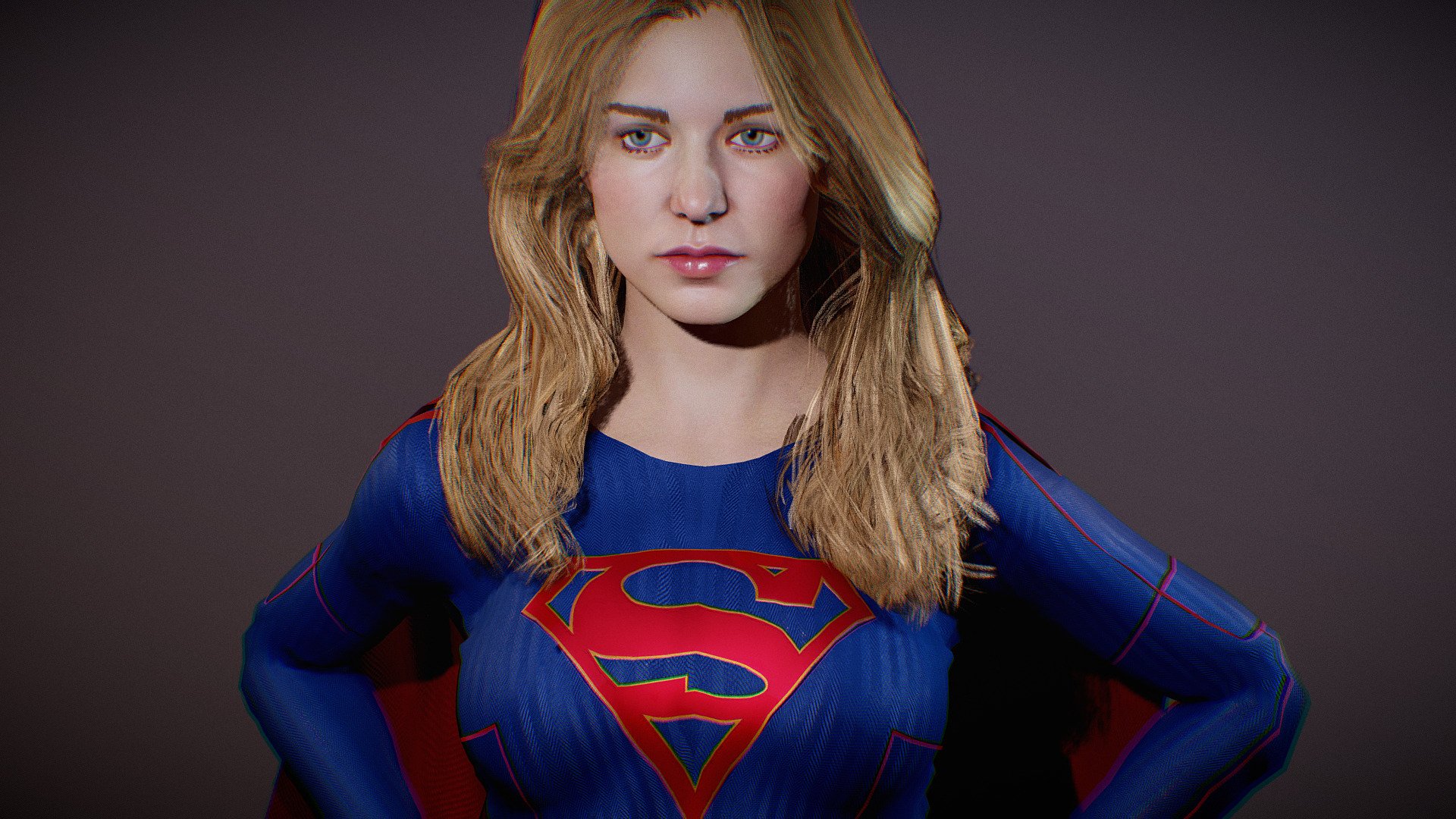Comission 04 - SuperGirl - Buy Royalty Free 3D model by Cg Stuff ...