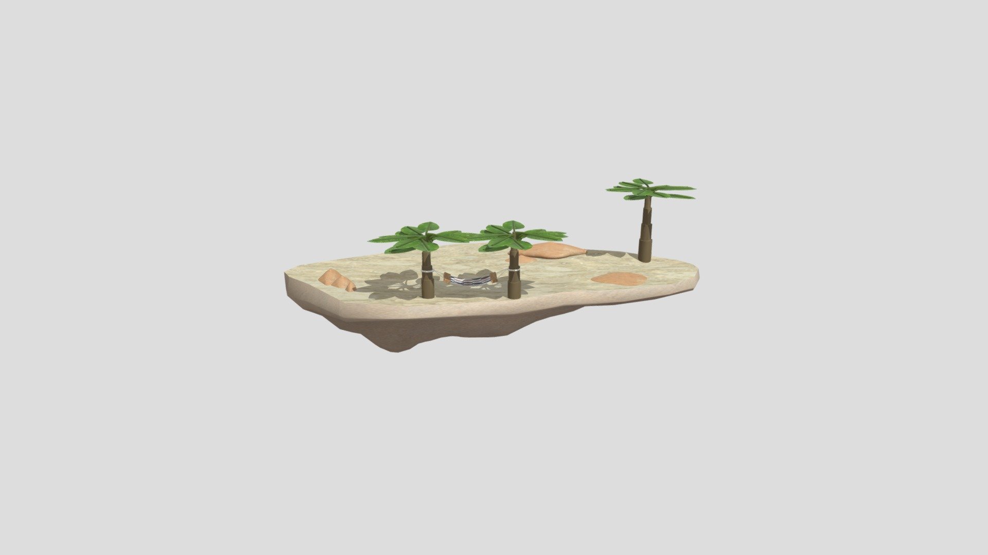 Desert Island - 3D model by boblays [f752cdd] - Sketchfab