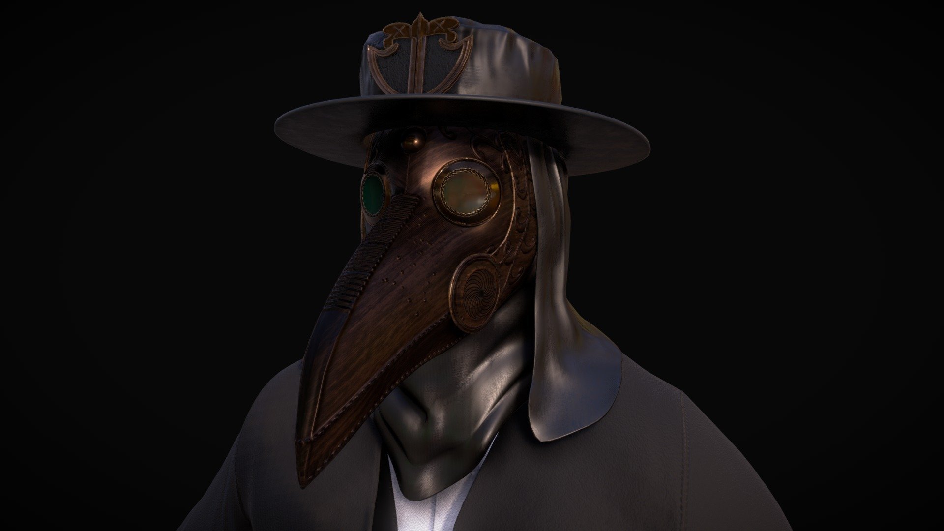 Plague Doctor - 3D model by Benjamín Oropeza (@benja810) [f752f95 ...