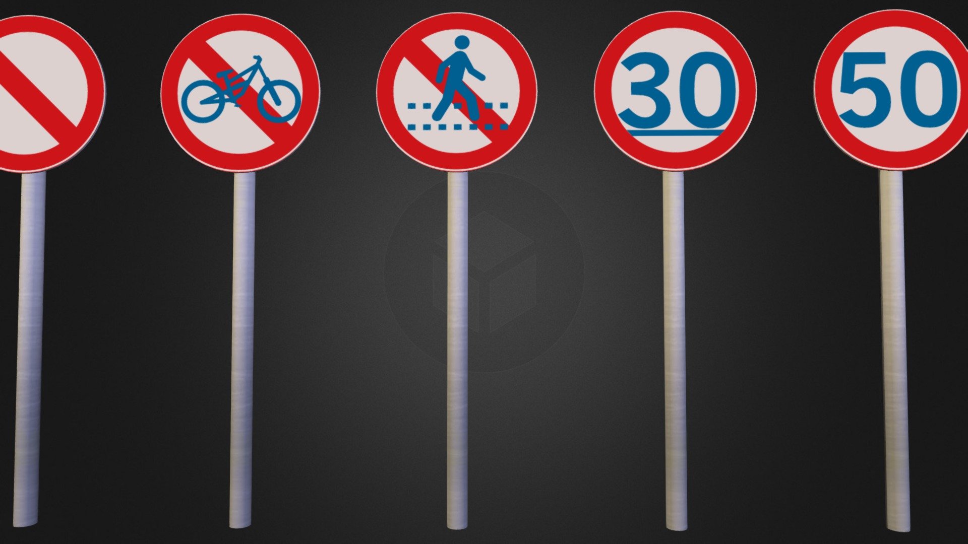 Circle Signs - 3D model by Alex An (@alexan) [f75a334] - Sketchfab
