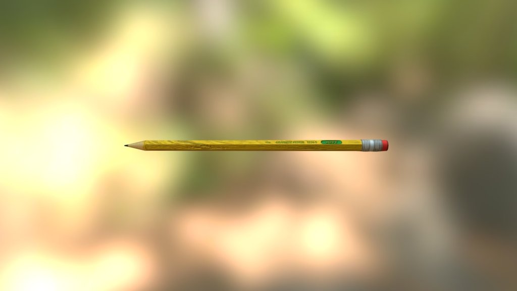 Pencil Model - 3D model by romanlg95 [f75a73c] - Sketchfab