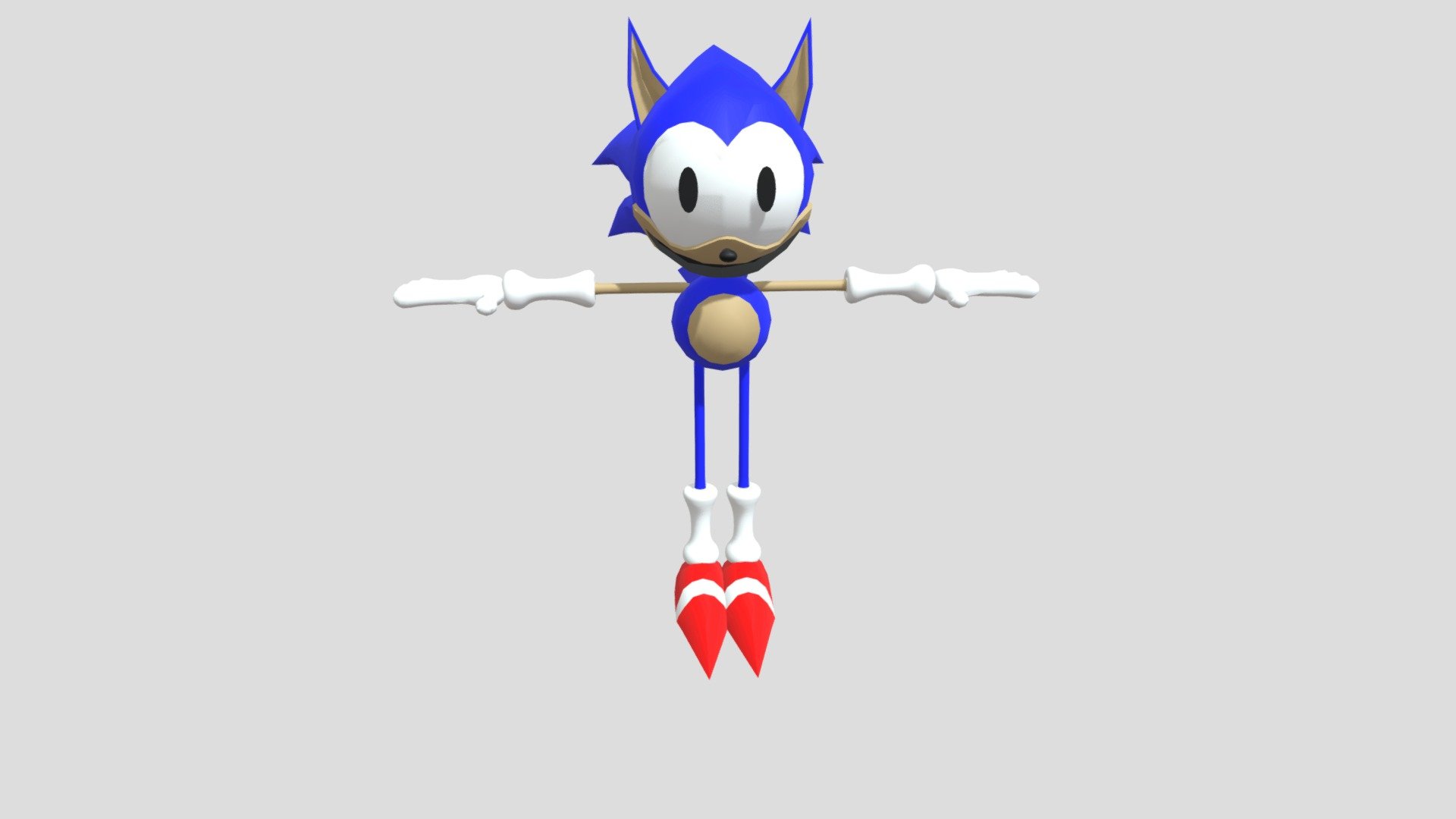 rewrite sonic - Download Free 3D model by Alienbendev (@nicholasklang03) [f75b38c] - Sketchfab