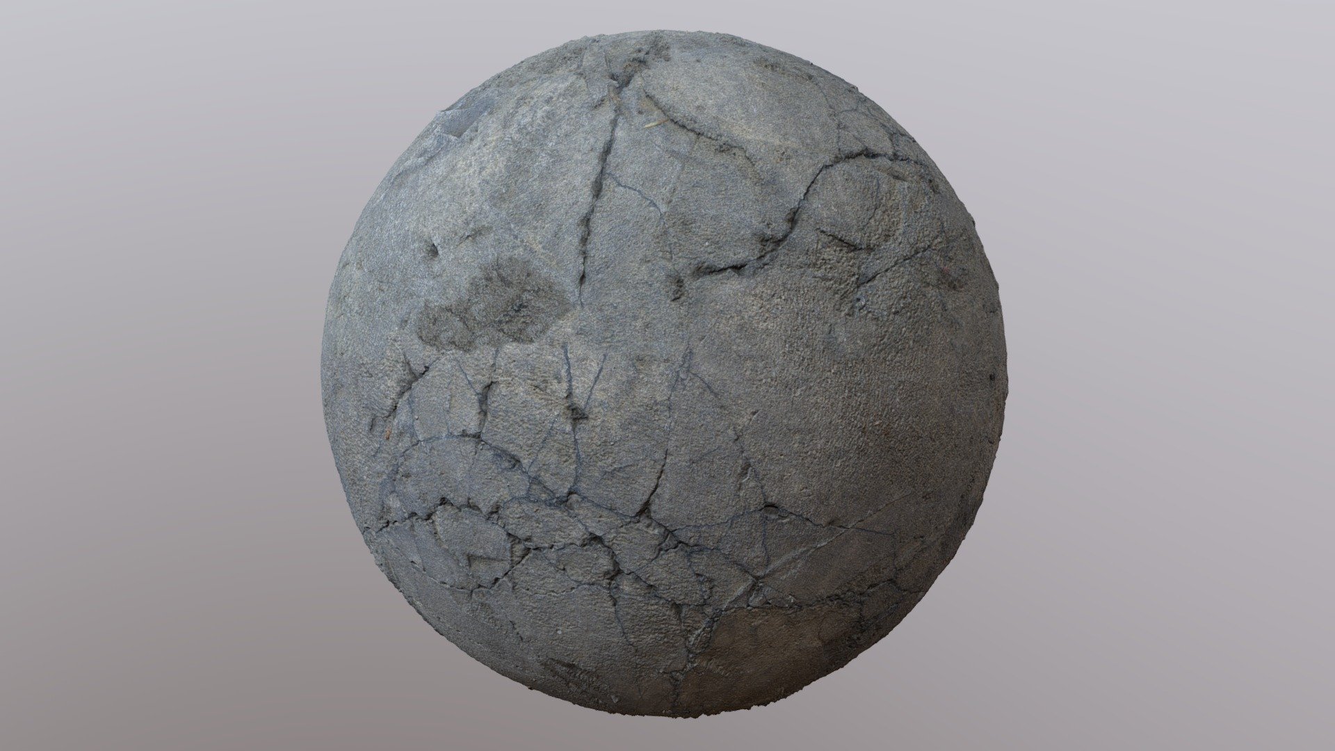 Cracked Concrete material - 3D model by MAK11 [f75ca1e] - Sketchfab
