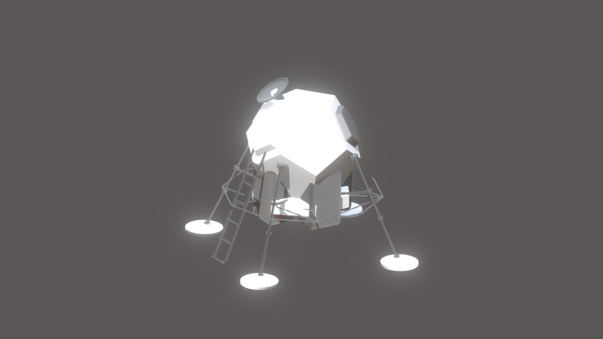 Lunar Lander - 3D model by jacobburghart [f75d1c4] - Sketchfab