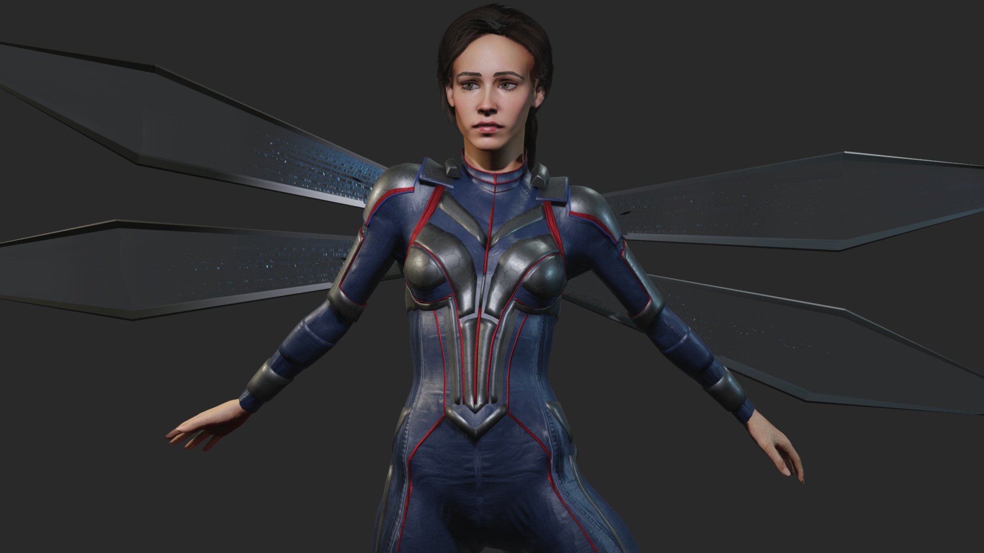 The Wasp - Hope van Dyne - Buy Royalty Free 3D model by Cg Stuff ...