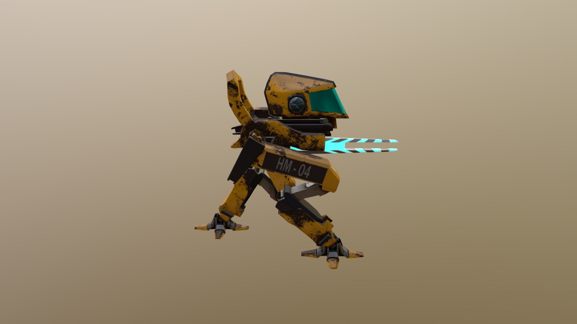 Walker_Mech - Download Free 3D model by Jshimield [f75e418] - Sketchfab