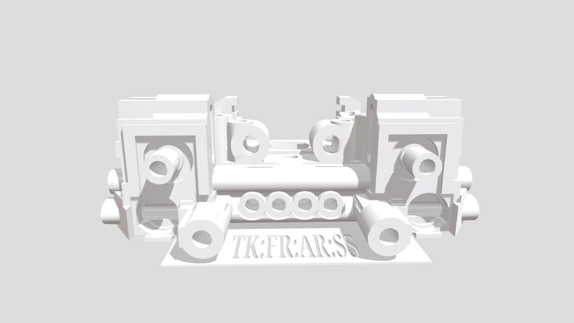 TK FRONT ARMOUR SUPPORT STRUCTURE ABSORB WH TPU - 3D model by John ...