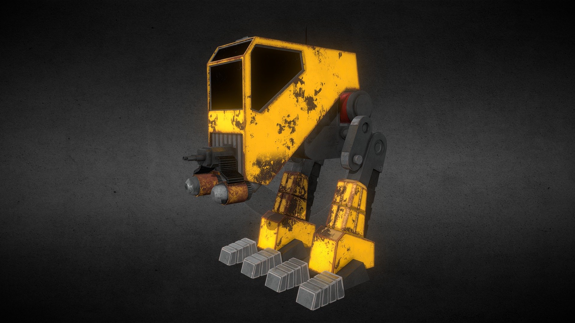 Tiger Mod-1 Mech - 3D model by Ruslan Abbasov (@3DLaba) [f763cbd ...
