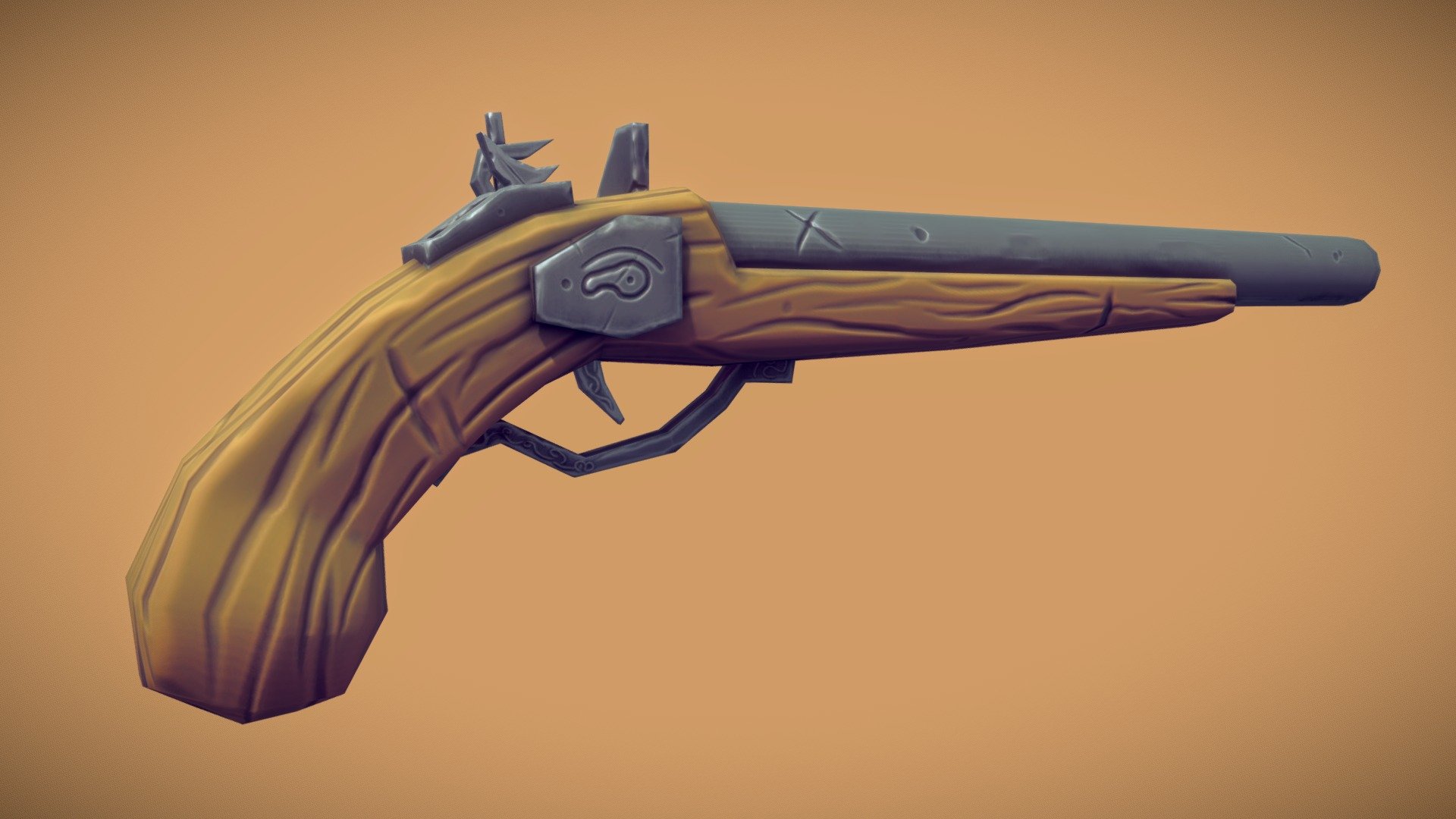 Musket - 3D model by Cycle (@gosteroip) [f764cc2] - Sketchfab