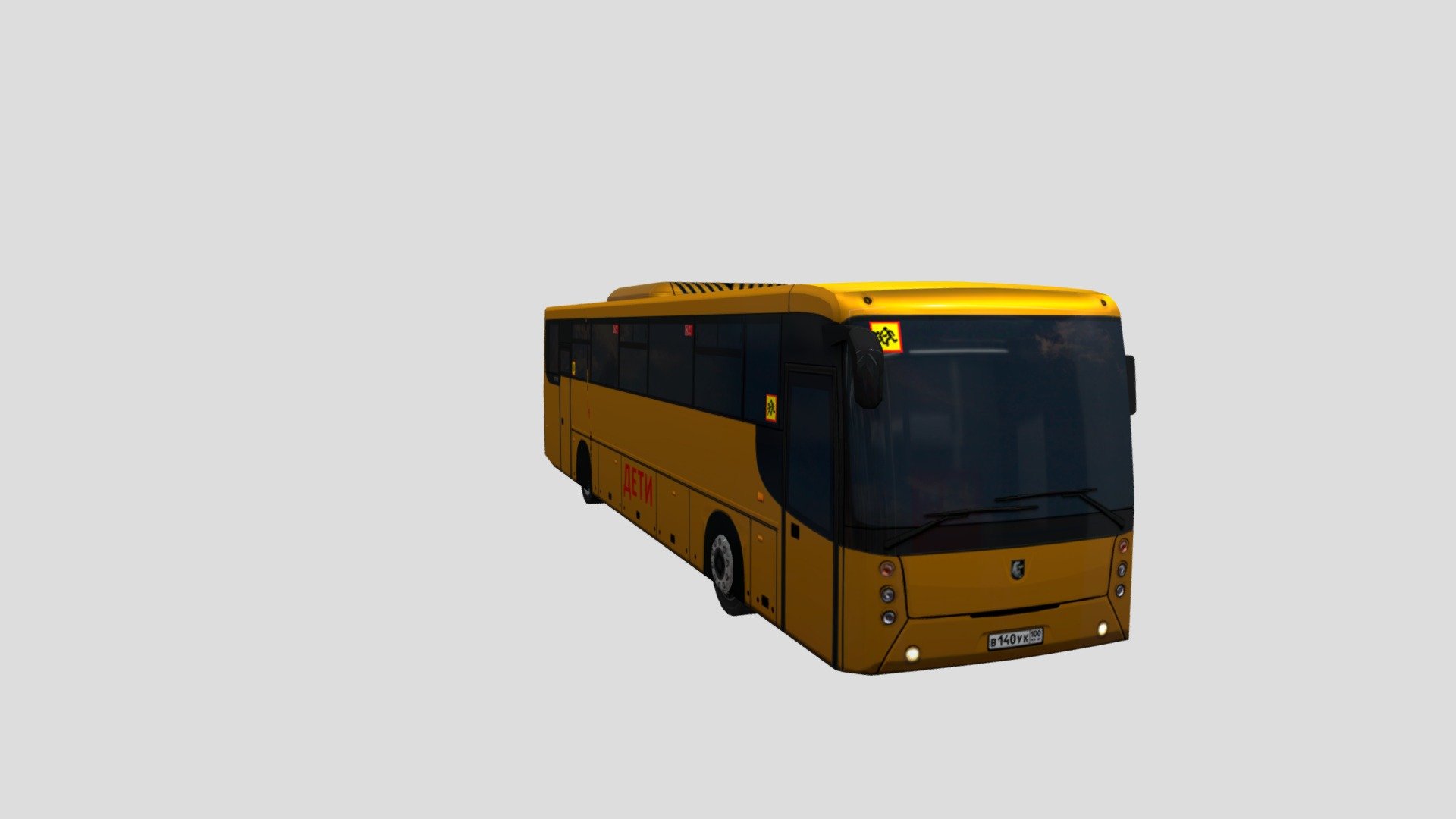 NefAZ - School Bus - 3D model by Urshln2003 [f765123] - Sketchfab