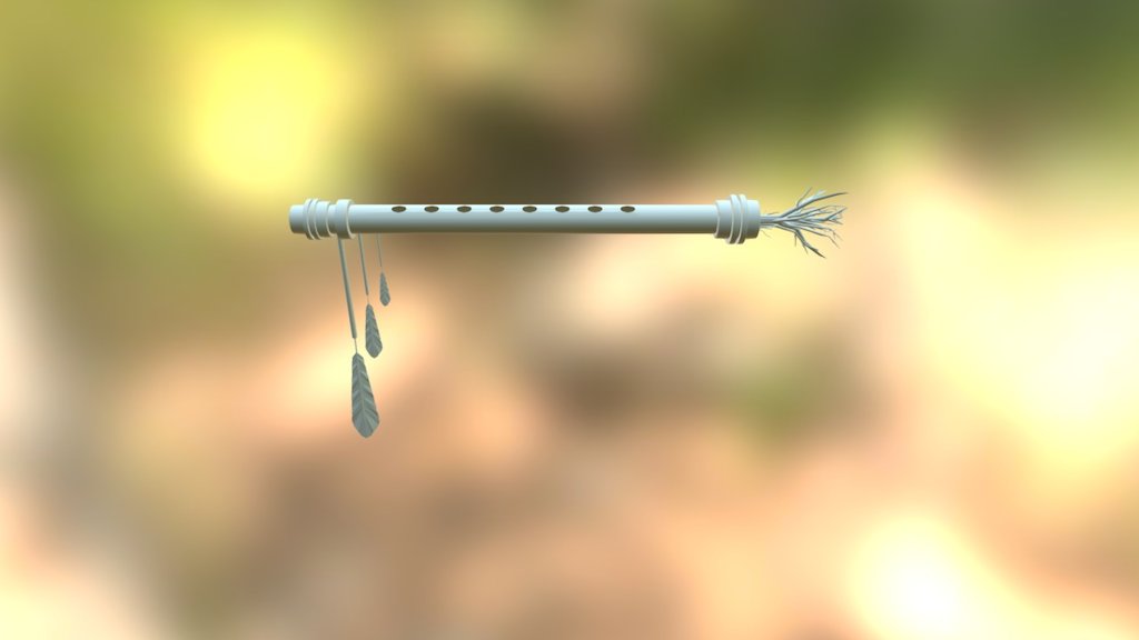 Flute - 3D model by Kizu [f76529a] - Sketchfab