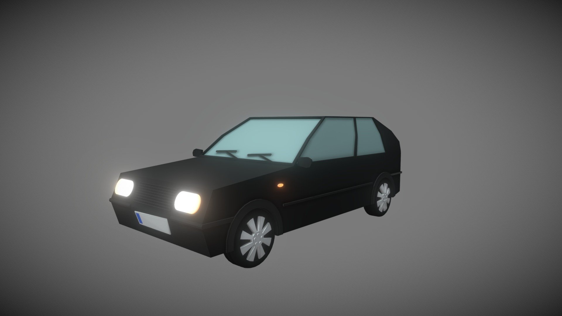 Low Poly Compact car - Download Free 3D model by SergioCampos99 ...