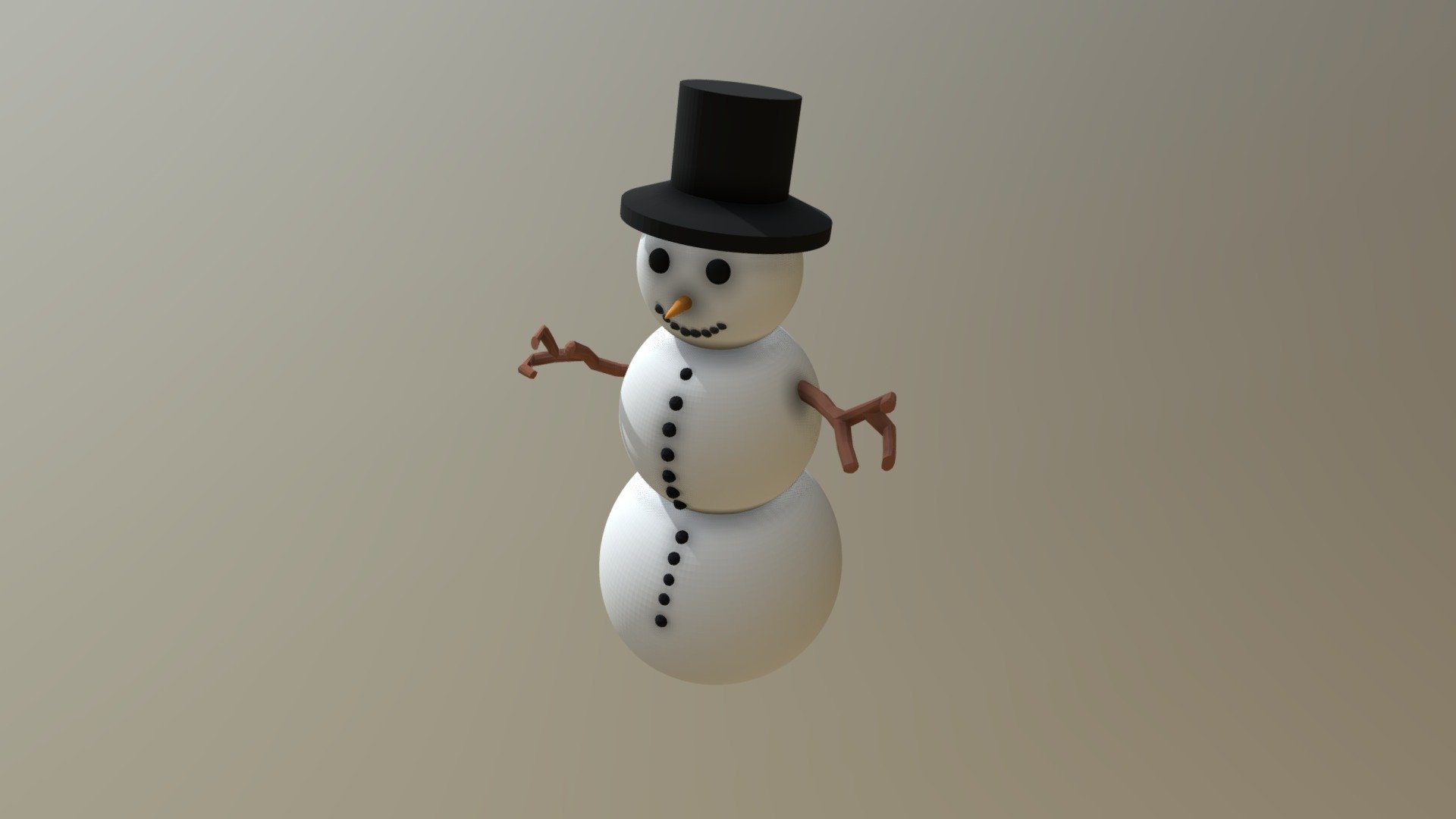 Matt the Snowman - Download Free 3D model by GalaxyLPS [f769c1e] - Sketchfab