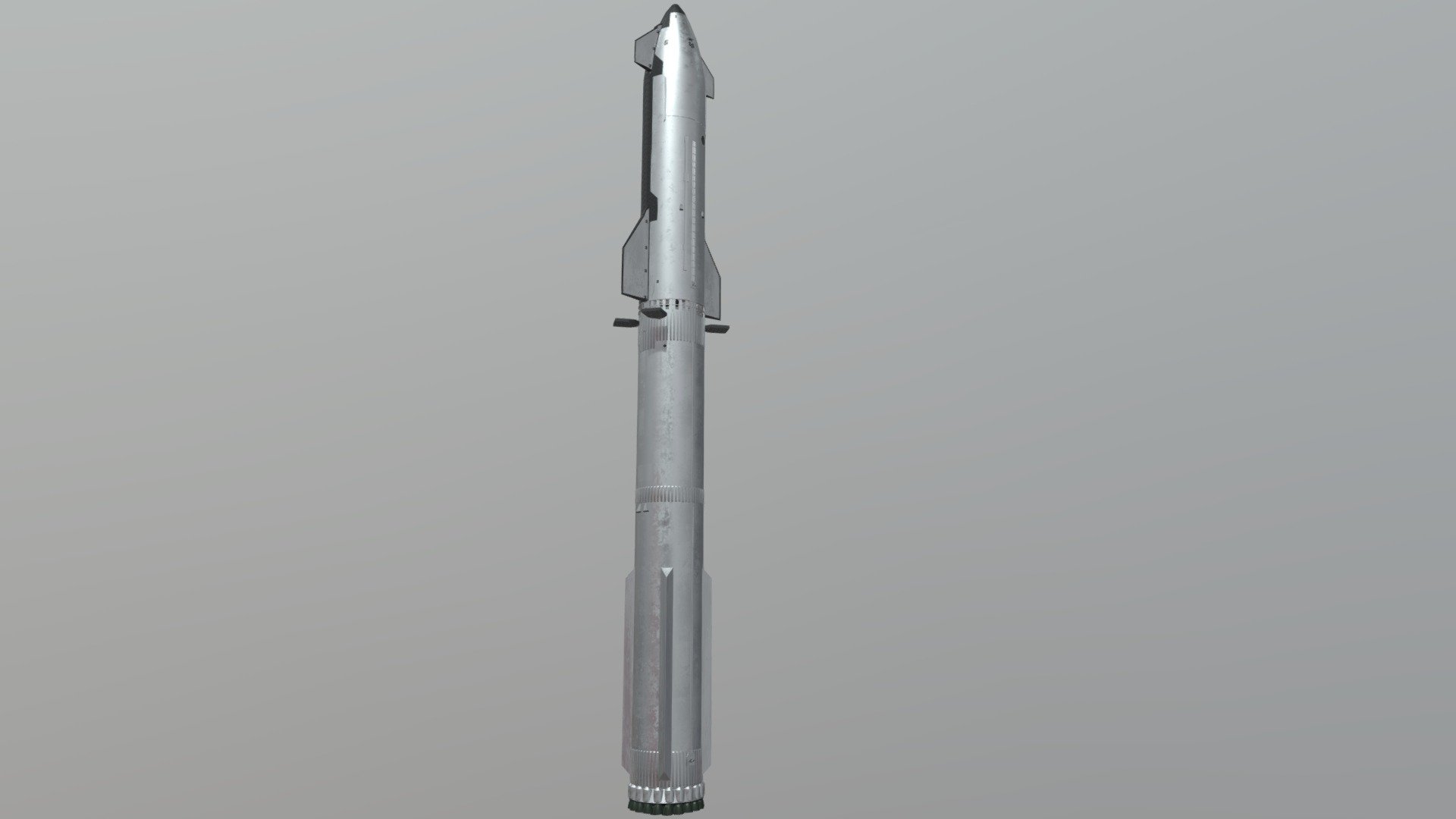 SpaceX Starship Ship S25 & Booster 9 - Download Free 3D model by ...