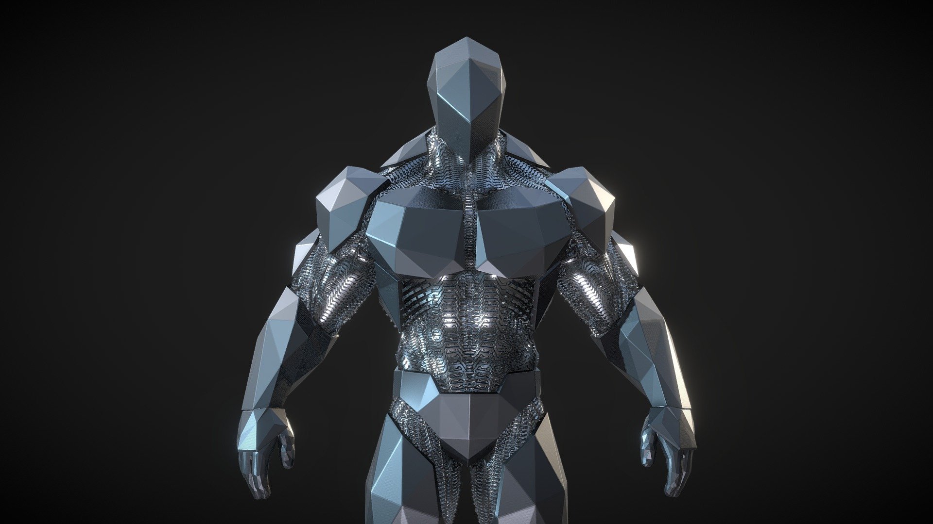 Cyborg I - Buy Royalty Free 3D model by Omassyx [f76ef92] - Sketchfab Store
