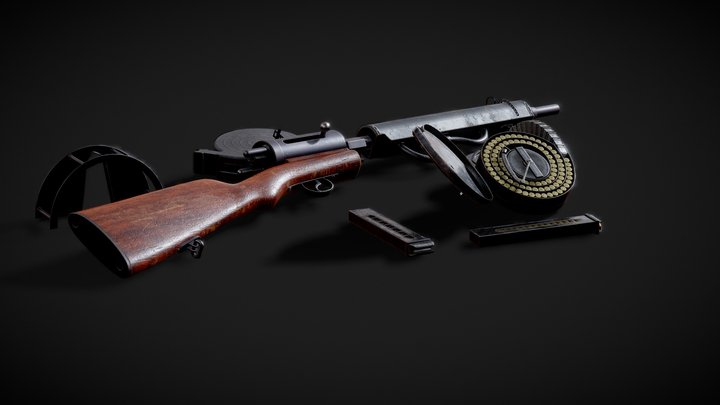 Ww1-weapons 3D models - Sketchfab