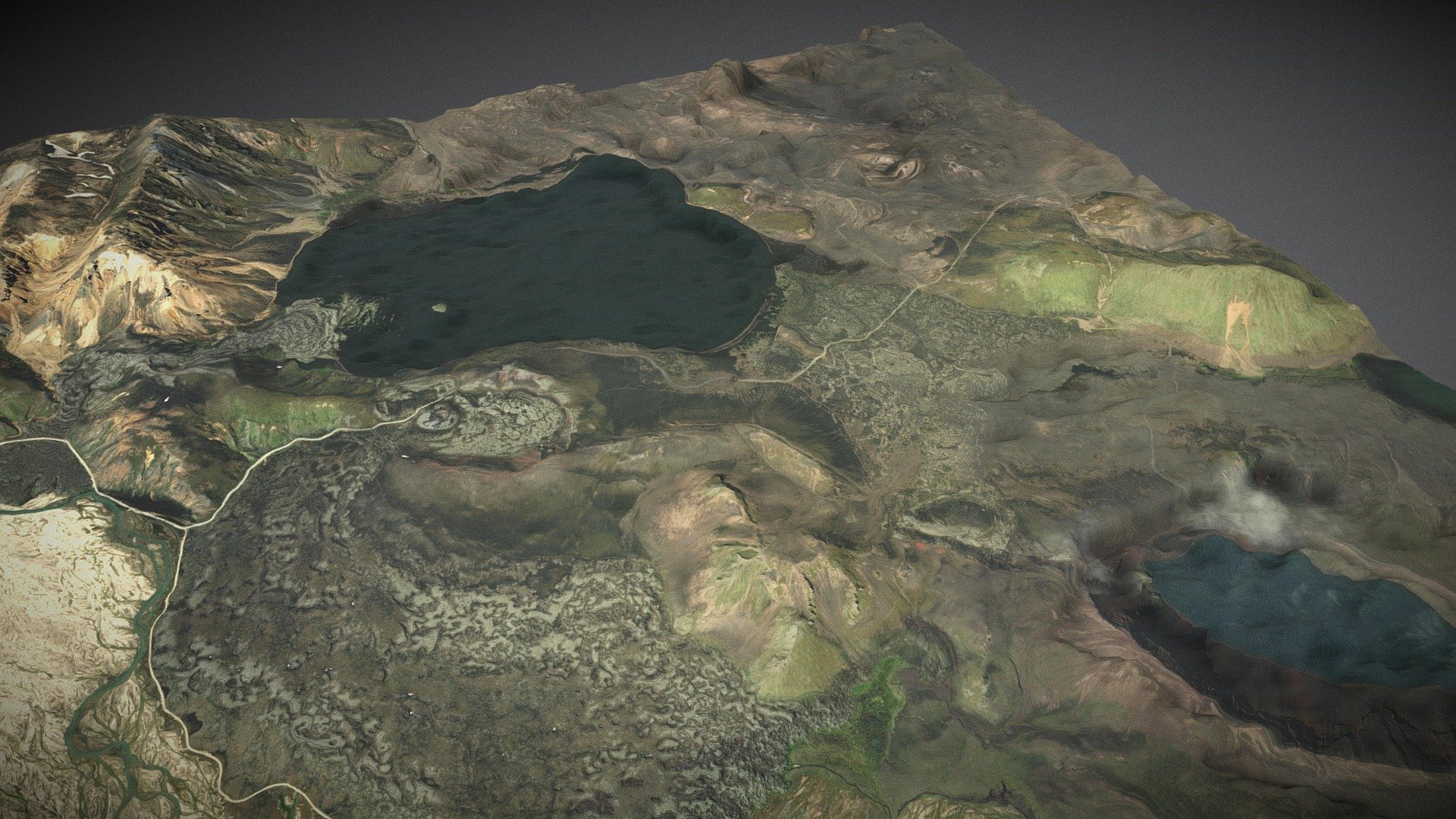 Landmannalaugar, Iceland (x2) - Download Free 3D model by Carraig Nua ...