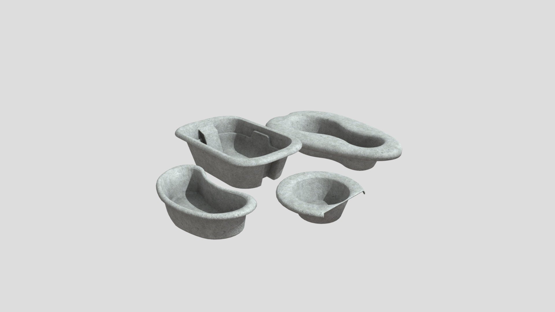 Pulp Disposable Containers - 3D model by BillyJJackson (@pistonstone ...
