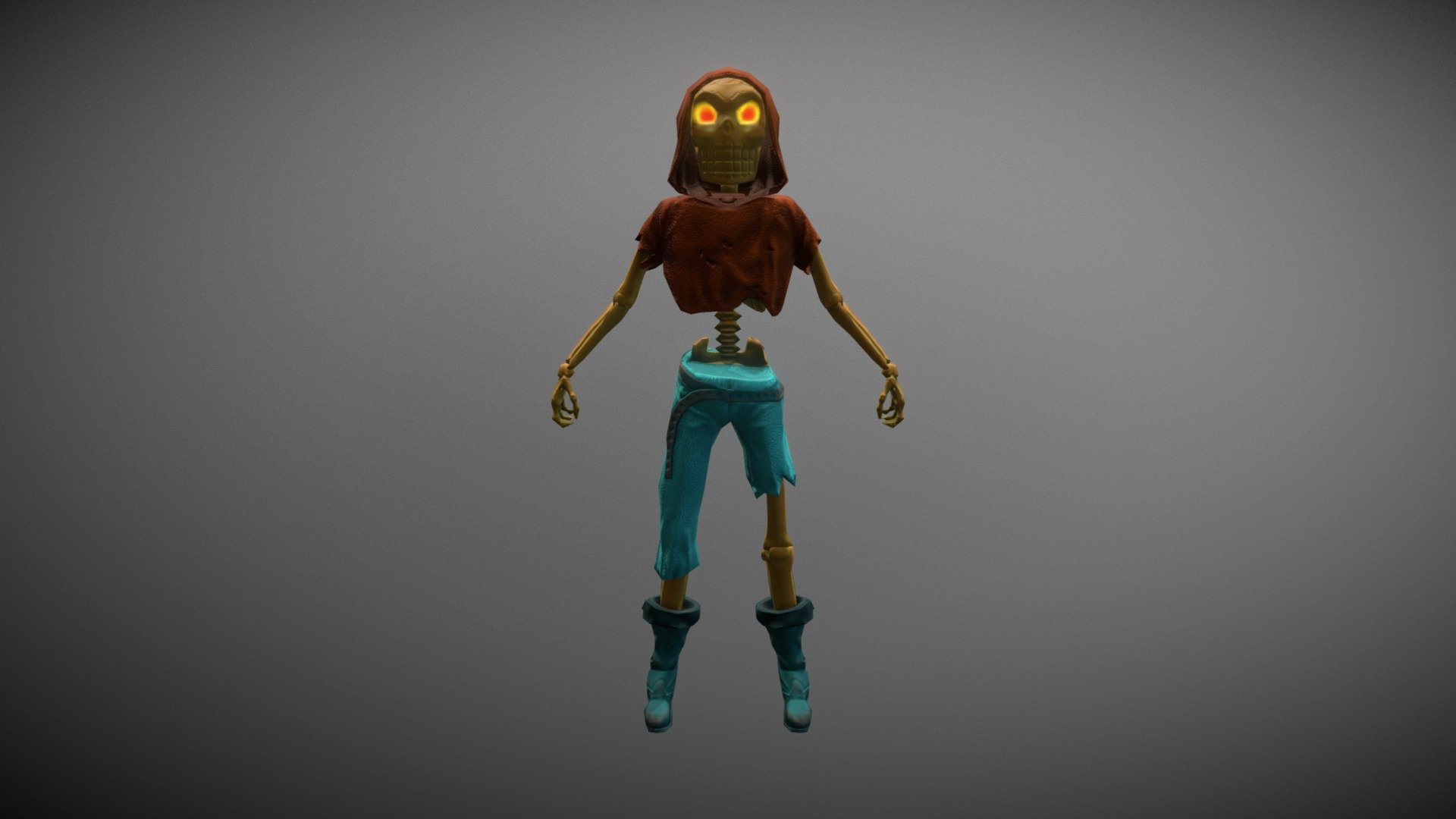 Skeleton_T - 3D model by nari2208 [f7713ed] - Sketchfab
