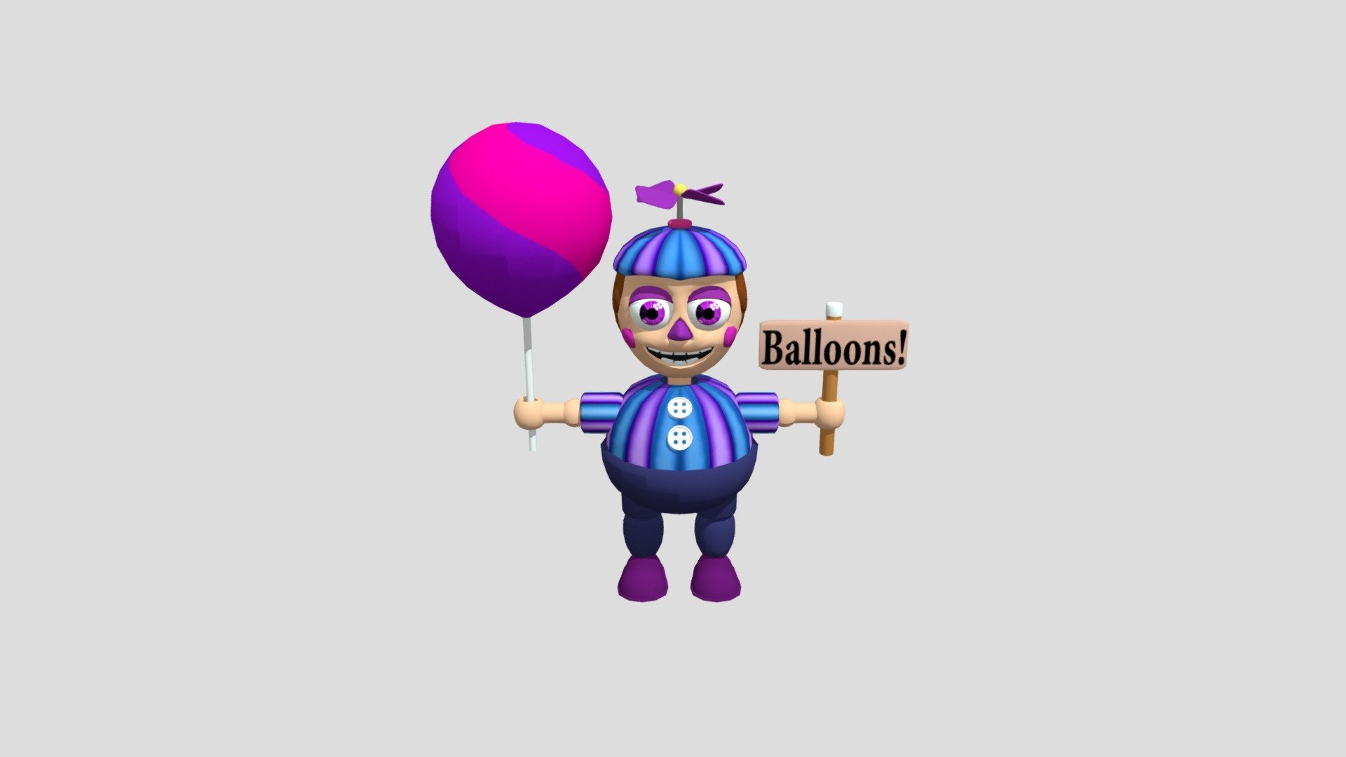 GMOD JJ Balloon Girl - Download Free 3D model by AdamNeverStopsGaming ...