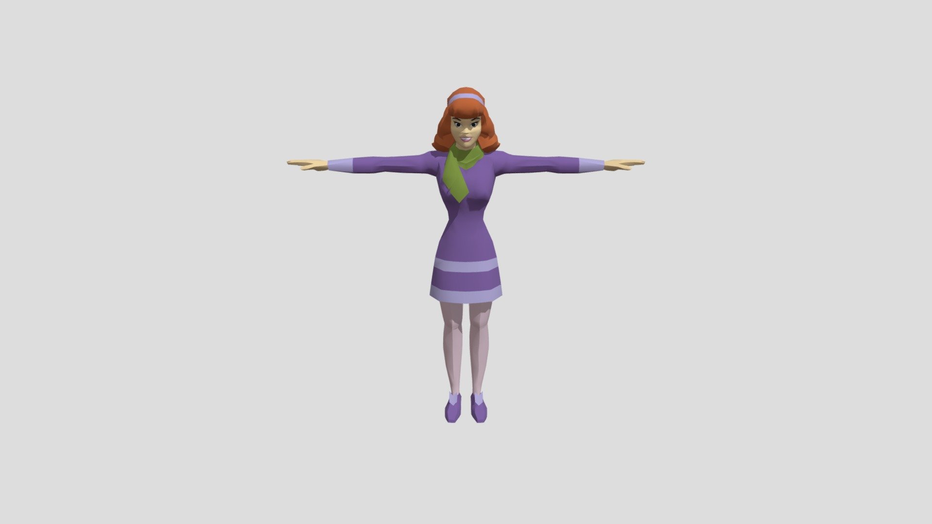 Daphne Blake From Scooby Doo - Download Free 3D model by Kyle.withem ...