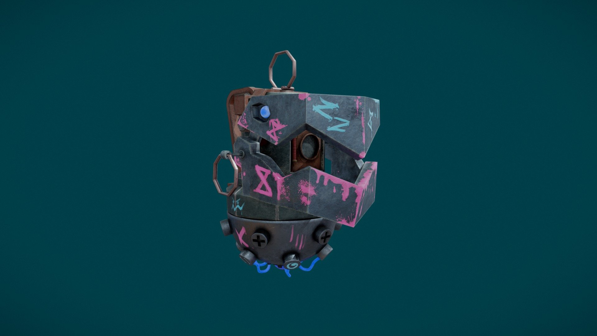 ArcaneGrenade - 3D model by pedrogguz [f779b67] - Sketchfab