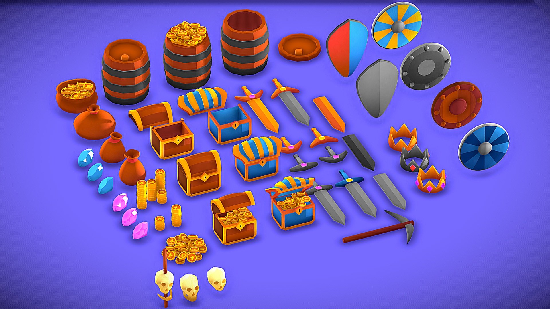 Epic Royal Kit - Buy Royalty Free 3D model by Antony Oms (@AntonyOms ...