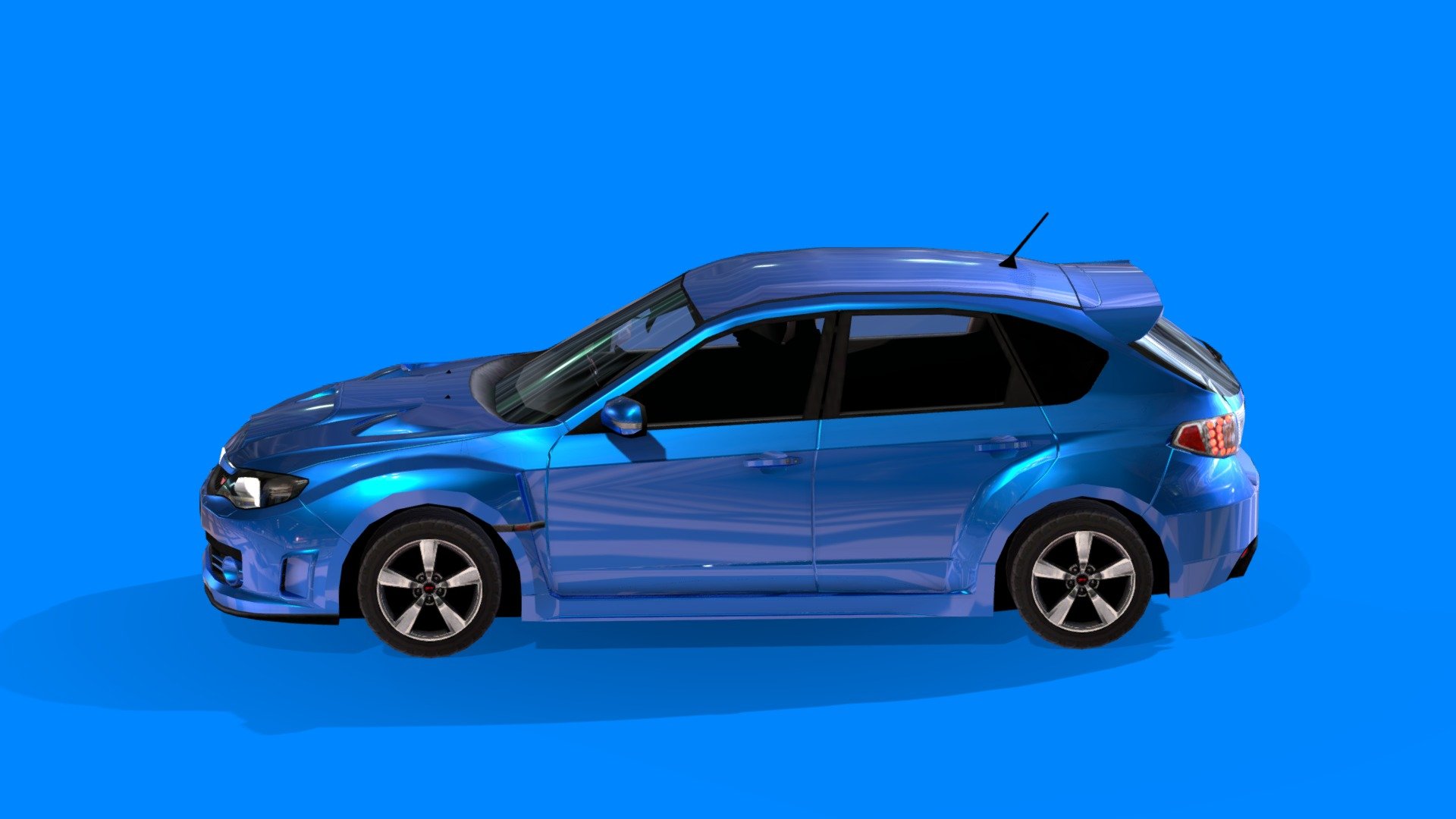 Subaru Impreza WRX STi Hatchback (GRF-B) - Download Free 3D model by ...