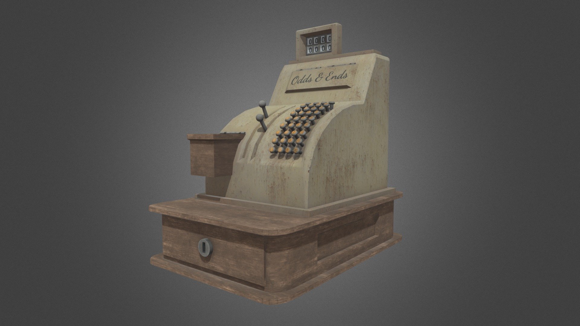 Old Cash Register - 3D model by EmelieHassel [f77bd5d] - Sketchfab