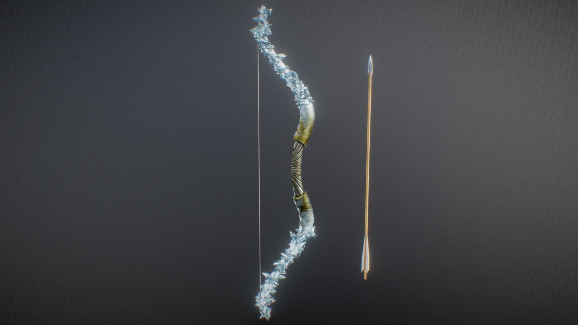 Icy Bow - 3D model by Crawford Wescott (@crawford_wescott) [f77d041 ...