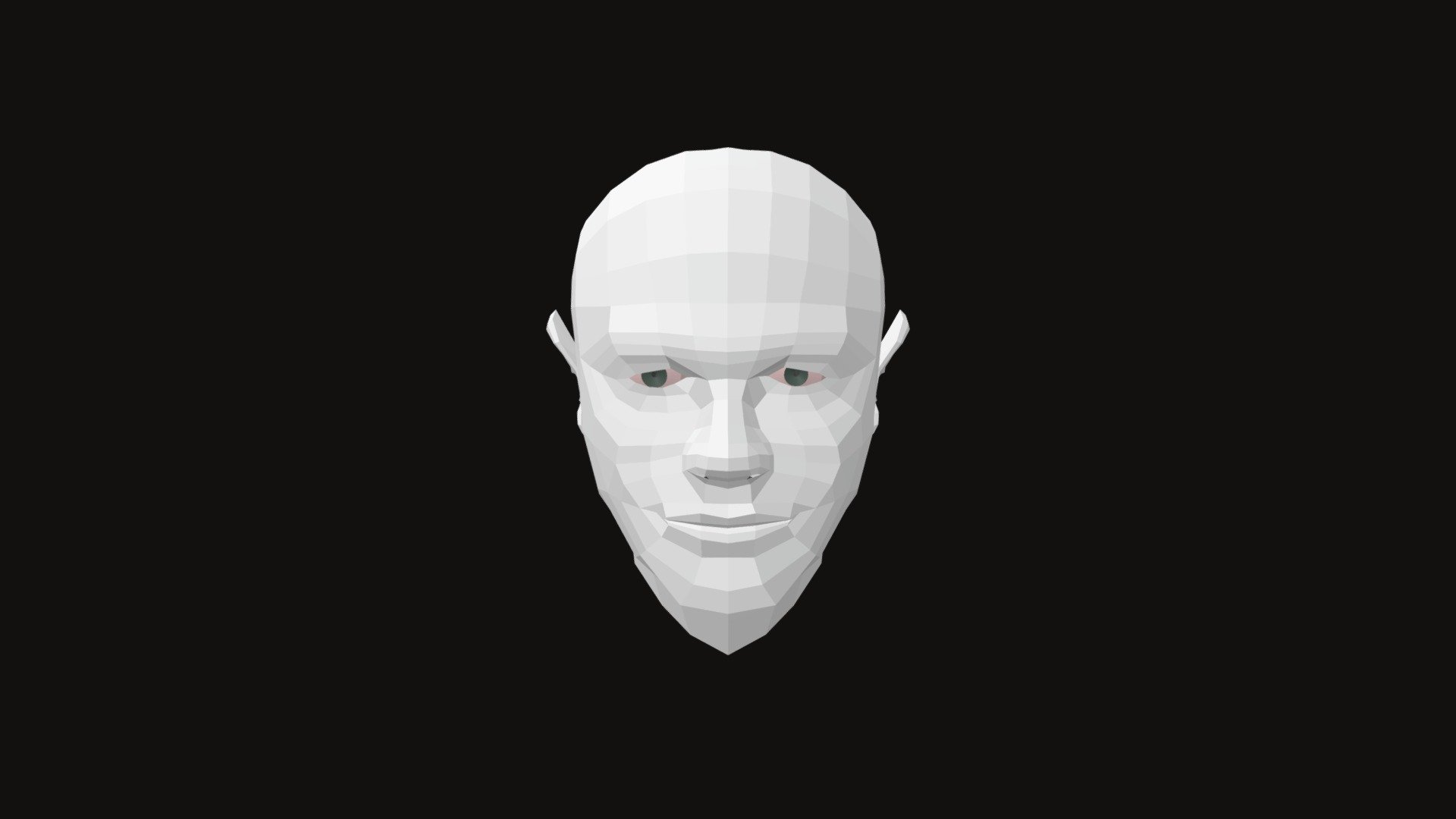 Lowpoly Head - 3D model by Voodoodoo [f77de3b] - Sketchfab