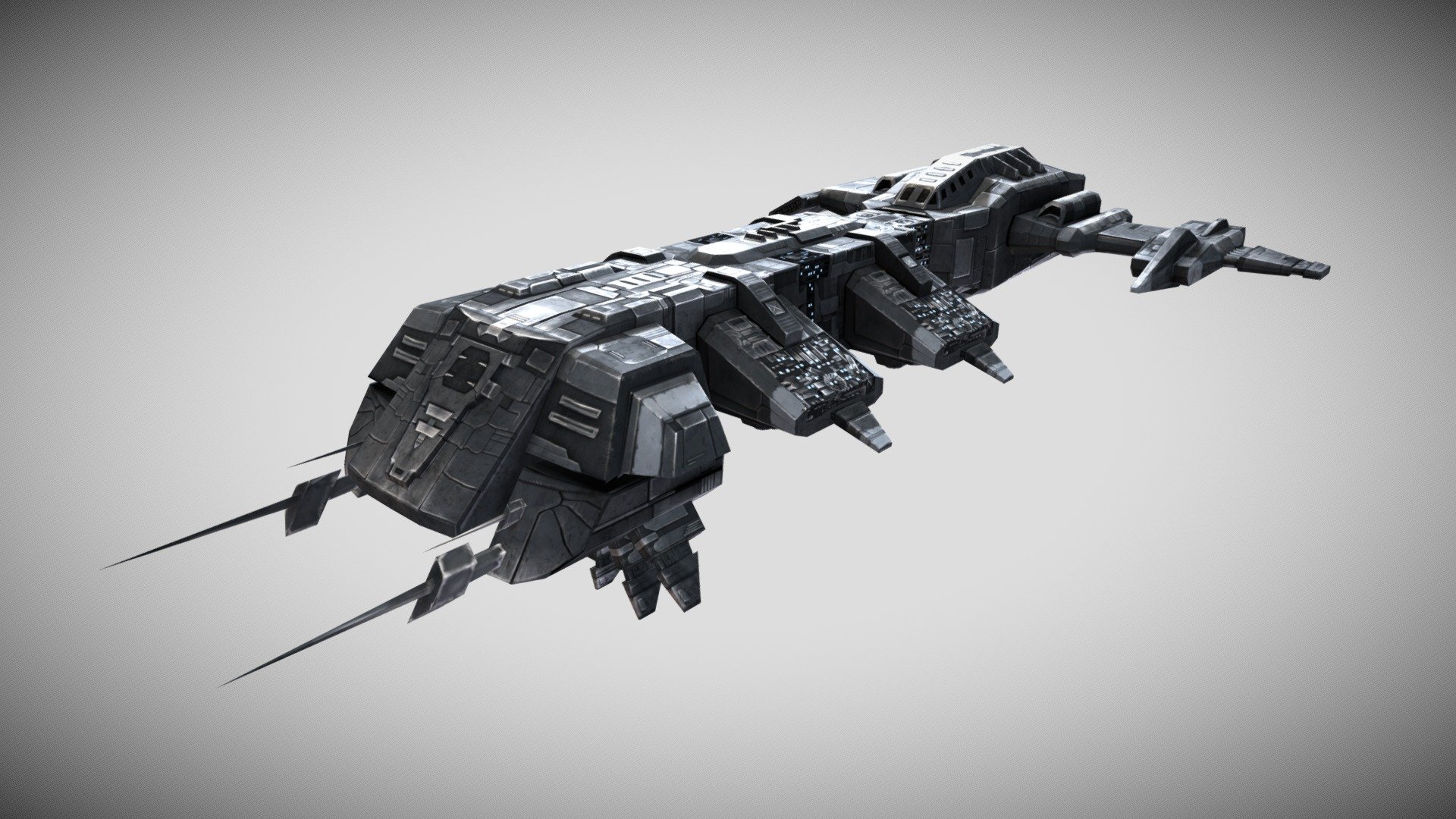 EVE online spaceship CDE1 - 3D model by menlulele [f77dfd2] - Sketchfab