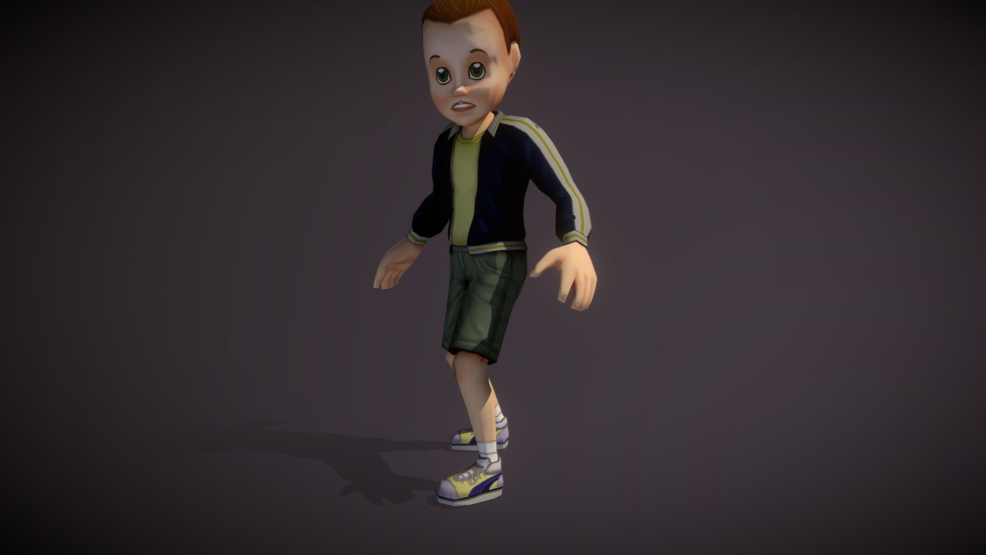 Scared Boy - 3D model by Michelle Stelko Favero (@michelle-stelko ...
